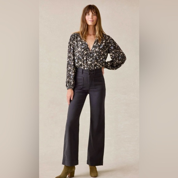 Faherty | Pants & Jumpsuits | Faherty Stretch Terry Patch Pant Ankle ...
